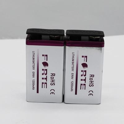 China Gas Meter Use CR9V 9V 800mAh Lithium MnO2 Battery for sale