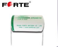 China 3.6V 19Ah Li Socl2 ER34615 Lithium Battery For Gas Meter for sale
