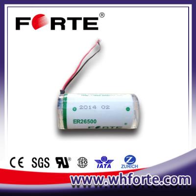 China Bobbin Type 3.6V C Size Lithium Battery ER26500 for sale
