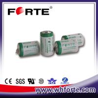 China LiSOCL2 ER14250 Lithium Primary Battery 3.6V 1200mAh 1/2AA For Water Meter for sale