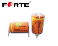 China 3.6V 1200mAh 1/2AA Cylindrical LS14250 Lithium Battery for sale