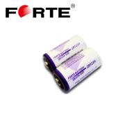 China Forte Disposable CR123A LiMnO2 Battery 3.0V 1400mAh For Gas Water Meter for sale