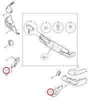 China Iron Rear Bumper Bracket C00062213 for T60 T70 T90 T90EV 1.47 kg 7x23x40 cm for sale