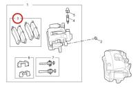 China Brake Pads for V90 EV90 Power Brake OE c00212546 8x9x6.6cm High Quality for sale