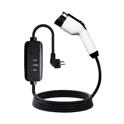 China Hpconnect 5M Portable EV Charging Cable 16A 32A Mode 2 Type 2 with CE TUV Certification for sale