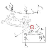 China Front Lower Control Arm Assembly 60x6x28cm for EG10 EUNIQ7 G10 G20 OEM C00017746 for sale