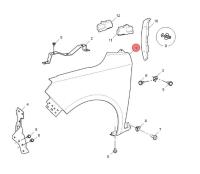 China Left Front Fender Leaf Plate for MG3 MG3-14 10059579 Iron 90x90x21cm for sale