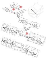 China Front Wheel Steering Shaft Column for MG GS OE 10108295 Cast Iron 45x12x12cm for sale