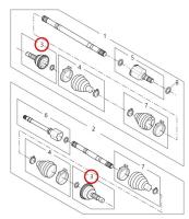 China Universal Drive Shaft Assembly for MAXUS V80 A80 EV80 RV80C C00038612 11.5x11.5x20cm for sale