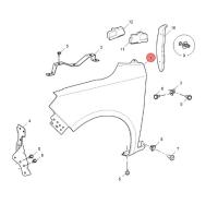 China Right Front Car Fender 3kg for MG3 MG3-14 OEM 10059578 Auto Body Replacement for sale