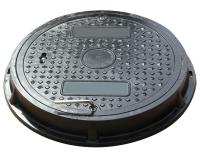 China Eco Friendly Lawn Manhole Cover For Garden Green Plate FRP SMC 600mm for sale