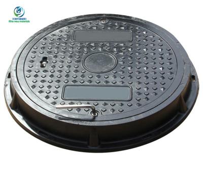 China Eco Friendly Lawn Manhole Cover For Garden Green Plate FRP SMC 600mm for sale