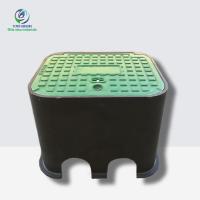 China Underground Square Irrigation Meter Box , BMC FRP Outdoor Water Valve Box for sale