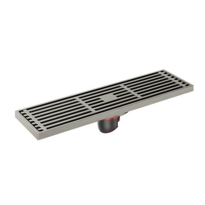 China Electroplating Concealed Shower Drain , Brass Deodorant Tile Insert Floor Drain for sale