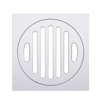 China Recessed Circular Shower Drain , Brass Round Floor Drain Without Trap for sale