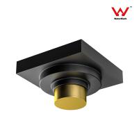 China Electroplating Push Down Shower Drain for sale