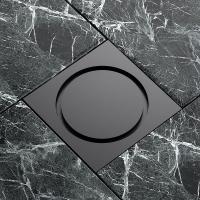 China Dual Layer Concealed Floor Drain J6194-1052 Push Down Odor Resistant for sale