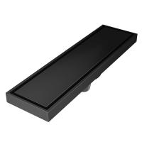 China Deodorant Brass Shower Floor Drain Push Down Linear Channel For Plumbing System for sale