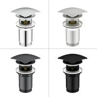 China Brass Pop Up Sink Drain Electroplating Effortless Water Flow Anti Corrosion for sale