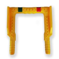 China Corrosion Resistant Polypropylene Manhole Steps , Yellow Climbing Manhole Step for sale