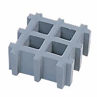 China EN124 A15 Grating Manhole Cover , SMC Square Sidewalk FRP Storm Grate Cover for sale