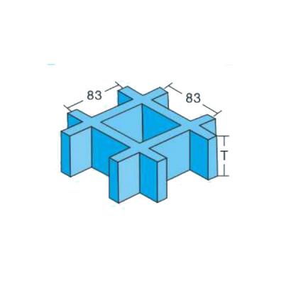 China Corrosion Resistant FRP Grating Panels Mesh Flooring Walkway For Fluid Passage for sale