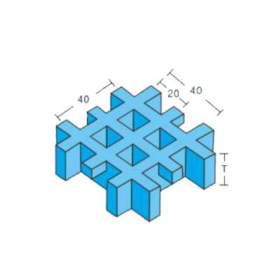 China Eco Friendly FRP Grating Panels Expanded Plastic Sheet For Structural Support for sale