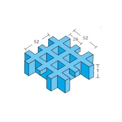 China High Strength Composite Grating FRP Mesh Molded Sheet Fire Resistant for sale