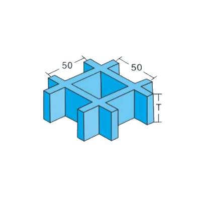China Eco Friendly FRP Grating Panels Expanded Plastic Sheet For Structural Support for sale