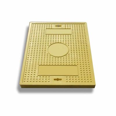 China Elite Sewage Cap FRP Manhole Cover Impact Resistant 400 * 400mm  For High Traffic Area for sale
