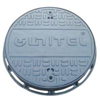 China Round Double Sealed Manhole Cover EN124 C250 Easy Installation for sale