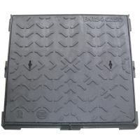 China Safety Ductile Iron Manhole Cover With Frame 700mm EN124 D400 Square for sale