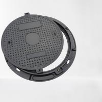 China ELITE FRP Round Cover With Square Frame SMC Material, 700mm Cover Size for sale