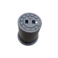 China Outdoor Drainage Manhole Cover FRP Lightweight C250 Round Composite for sale