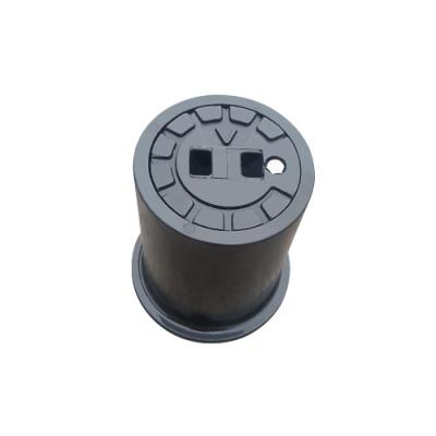 China Outdoor Drainage Manhole Cover FRP Lightweight C250 Round Composite for sale