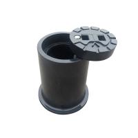 China Outdoor Drainage Manhole Cover FRP Lightweight C250 Round Composite for sale