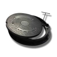 China Sewage Cap FRP Manhole Cover Impact Resistant 400 * 400mm For High Traffic Area for sale