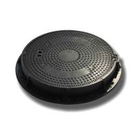 China Sewage Cap FRP Manhole Cover Impact Resistant 400 * 400mm For High Traffic Area for sale
