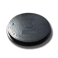 China Sewage Cap FRP Manhole Cover Impact Resistant 400 * 400mm For High Traffic Area for sale