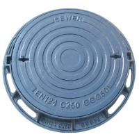 China Heavy-Duty Ductile Iron Manhole Cover with Anti-Slip Surface for sale