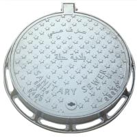 China Round Ductile Iron Manhole Cover with Locking Mechanism for sale
