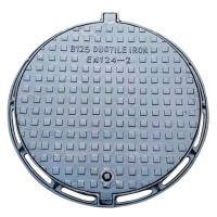 China Corrosion-Resistant Ductile Iron Manhole Cover for Sewers for sale