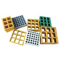 China Elite Pultruded FRP Grating Panels Slip Proof 50 * 50mm For Secure Access Points for sale
