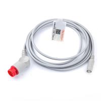 China Reusable Nontoxic Compatible Mindray IBP Cable , Practical Pressure Transducer Cable for sale