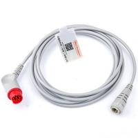 China Reusable 12 Pin IBP Adapter Cable Transducer TPU Material Compatible Mindray To MX for sale