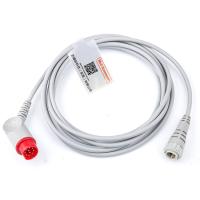 China 10 Pin Interface Blood Pressure IBP Cable Stable Grey Siemens To MX Transducer for sale