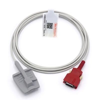 China Adult 20 Pin Reusable Spo2 Sensor Soft Multipurpose Length 3m for sale