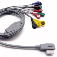 China ECG holter cable for CT-086S CT-083S 10 lead Beneware for sale
