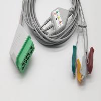China Nihon Kohden 12 Pin to 3 Lead direct connect ECG Cable for sale
