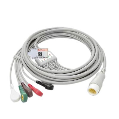 China ECG cable Compatible with Philps M1972A  M1970A M1975A  M1977A for sale